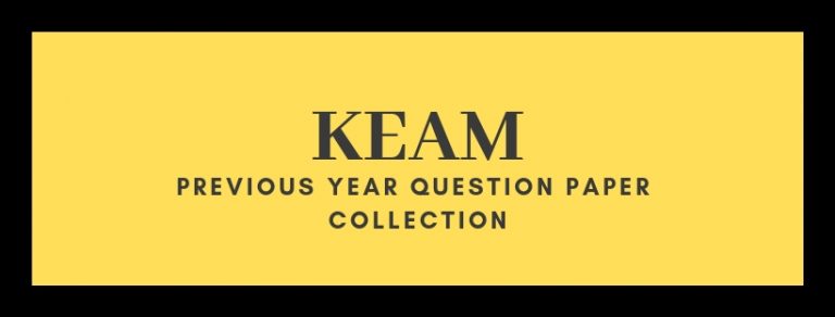 16 Previous Question Papers & Keys of KEAM Entrance Exam – Education ...