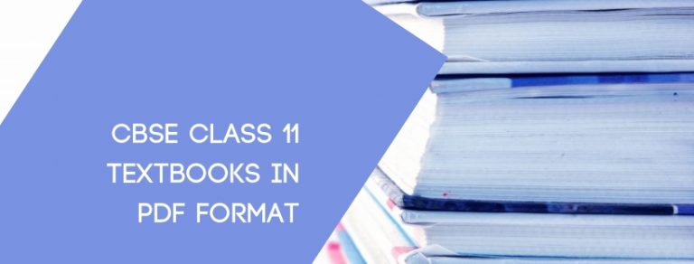 CBSE STD XI Textbooks in PDF format – Education Observer