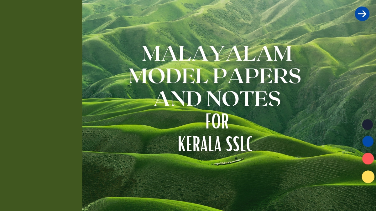 Kerala SSLC Malayalam Model Papers Notes Worksheets And Video Lessons Kerala SSLC Malayalam Model Papers Notes Worksheets And Video Lessons