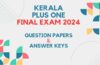 Kerala Plus One Final exam 2025- Question papers and answer keys ...
